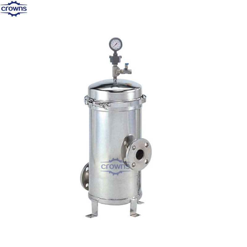 กล่องกรองหลายกระสุนอุตสาหกรรมที่มีการเชื่อมต่อ flange 2 ประตูเข้า/ออก